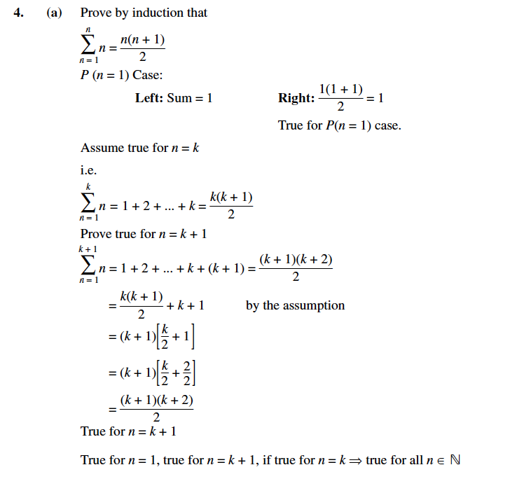 Leaving Cert. Maths (Higher) Edco Sample B: Paper 1 Q4