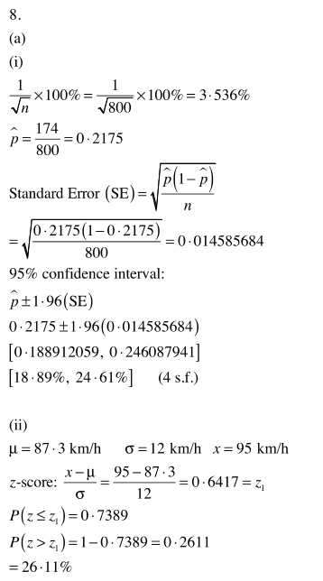 Leaving Cert. Maths (Higher) 2019: Paper 2 Q8