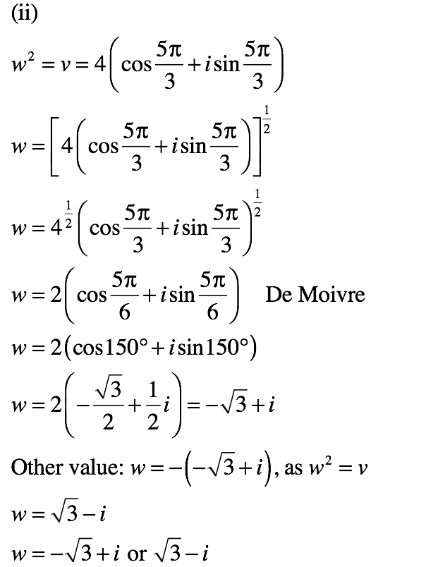 Leaving Cert. Maths (Higher) 2019: Paper 1 Q5