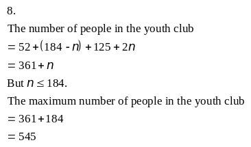 Junior Cert. Maths (Higher) 2019: Paper 1 Q8