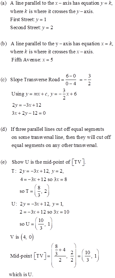 Junior Cycle Maths (Higher) Sample B Q10