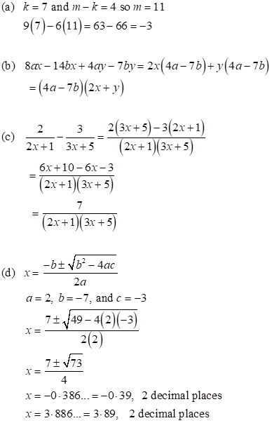 Junior Cert Maths (Higher) 2022: Q9
