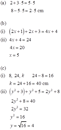 Junior Cert Maths (Higher) 2022: Q4