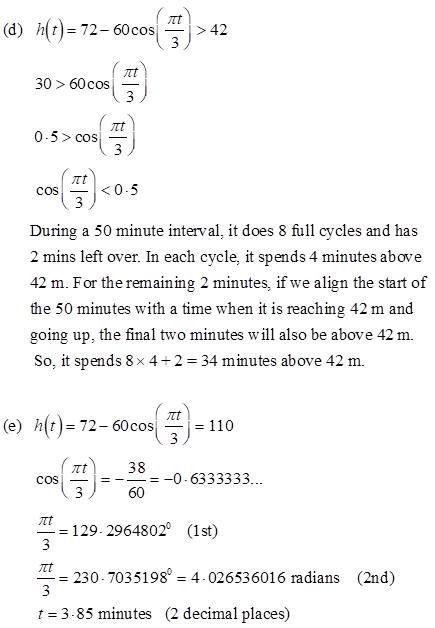 Leaving Certificate Maths (Higher) 2022: Paper 1 Q8