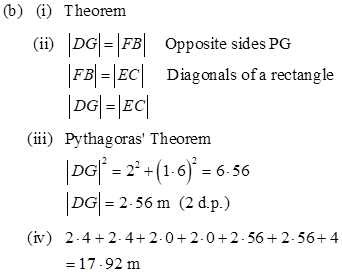 Junior Cert Maths (Higher) Edco Sample C Q11