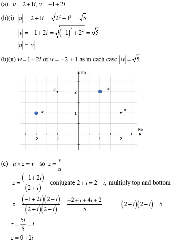 Leaving Certificate Maths (Ord) 2022 Deferred: Paper 1 Q3