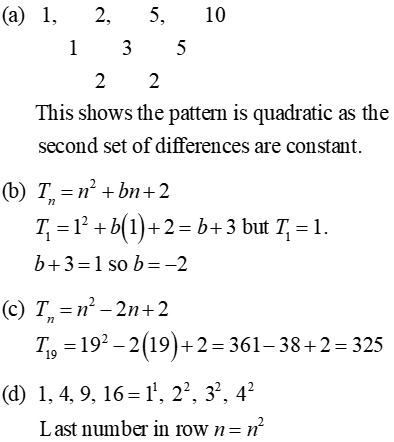 Junior Cycle Maths (Higher) Q3