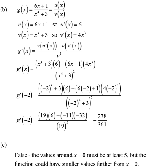 Leaving Certificate Maths (Higher) 2024: Paper 1 Q4